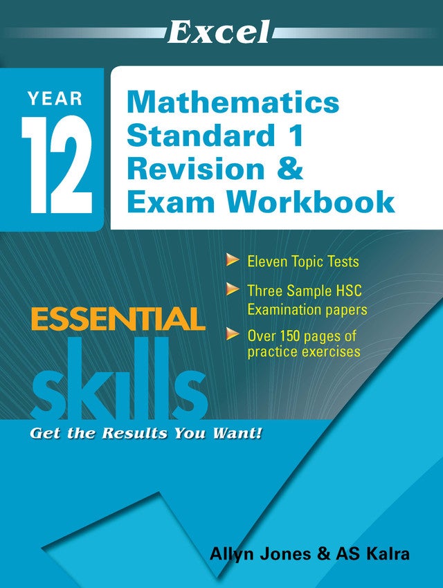 Excel Essential Skills - Year 12 Mathematics Standard 1 Revision & Exam ...