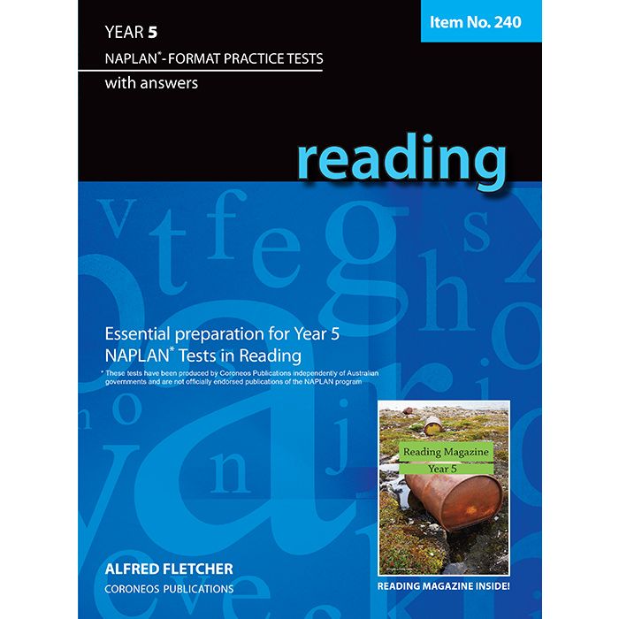 Reading Year 5 - NAPLAN* Format Practice Tests | North Shore Shop