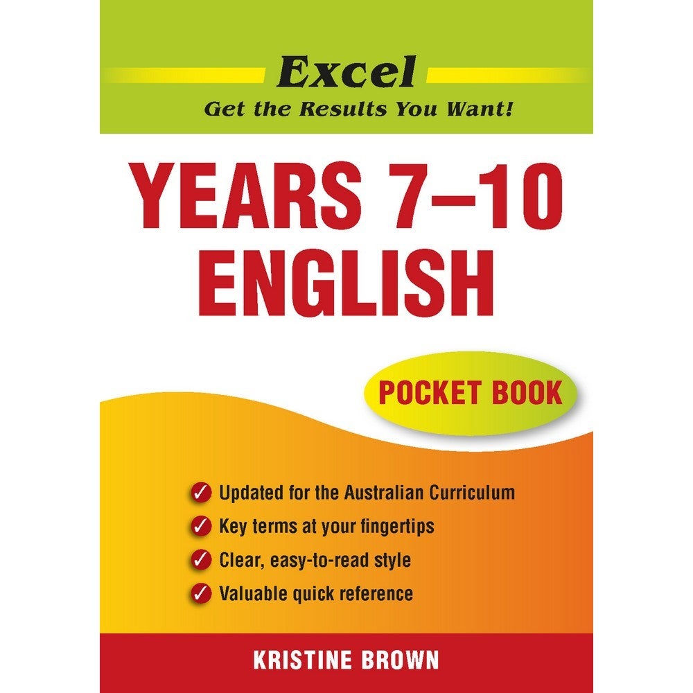 Excel English Pocket Book Years 7-10 | North Shore Shop